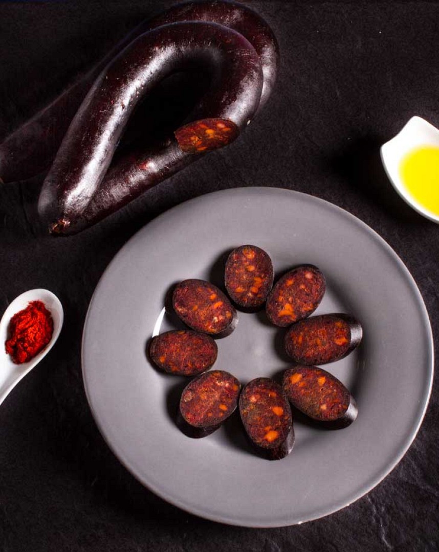 MORCILLA DE CERDO CURADA DE LUMBRALES 450 gr - Miguelangeljamoneria.com